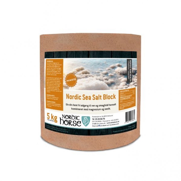Nordic Sea Salt Block - Mag & detox [BESTIL HER ] - Nordic Horse